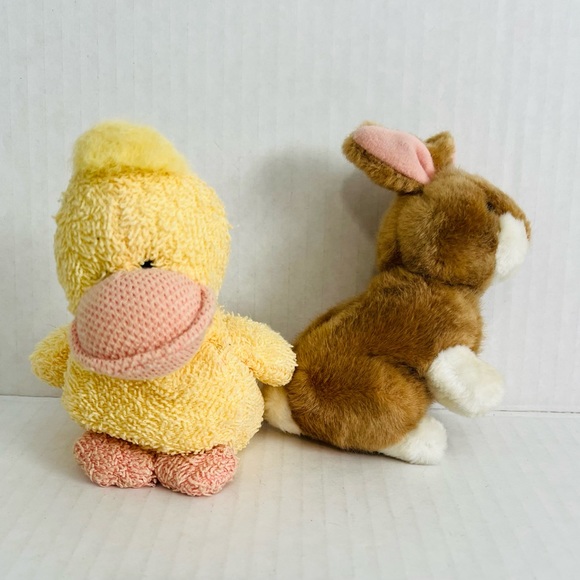 Russ Berrie | Toys | Russ Berrie Quackles Duck And Nibblet Bunny ...
